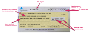 Cheque Printing Software | ChequePulse | Free Download