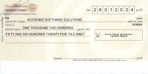 Free Cheque Printing Software for Bahrain Banks | Download Now